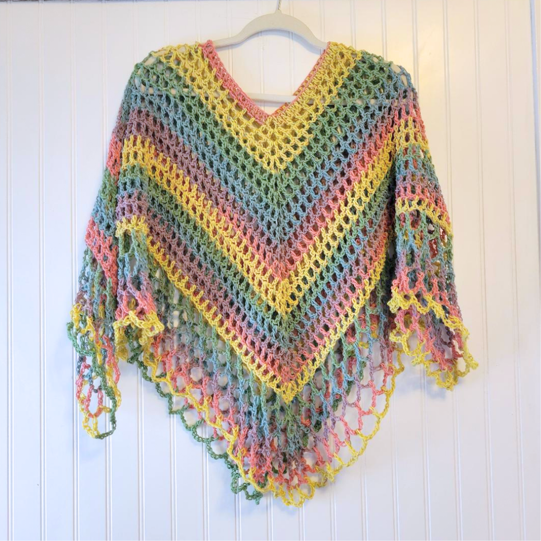 Irma Poncho PDF Pattern – Lost Art Crochet MA